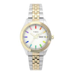 Timex Analoguhr 'Legacy Rainbow' Damen Gr&ouml;&szlig;e One Size gold / mischfarben / silber / wei&szlig;