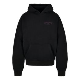 Mj Gonzales Sweatshirt 'Dominance' Herren Gr&ouml;&szlig;e XL pflaume / schwarz / wei&szlig;