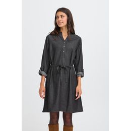 Fransa Kleid 'FRVILDA' Damen Gr&ouml;&szlig;e 34 schwarzmeliert Winterkleid