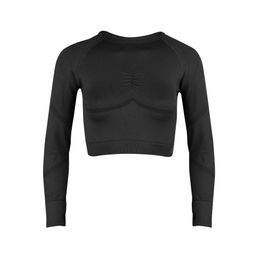 BeShaped Langarmshirt 'Power Up!' Damen Gr&ouml;&szlig;e M schwarz
