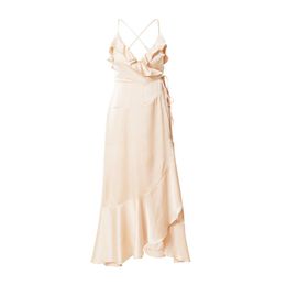 Nasty Gal Kleid Damen Größe 42 champagner Winterkleid