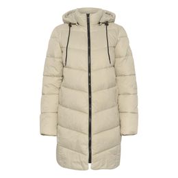 Kaffe Winterjacke 'Susanne' Damen Größe XXXL beige / schwarz
