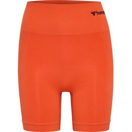 Hummel Workout Pants 'TIF SEAMLESS' female Orange size L