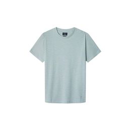 Hackett London T-Shirt 'Birdseye' Herren Gr&ouml;&szlig;e S mint / wei&szlig;