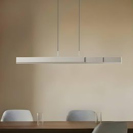 LUCANDE LED-H&auml;ngeleuchte Torven, aluminium, CCT, ausziehbar
