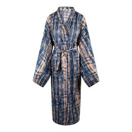 Lingadore Kimono Damen Größe S ecru / navy / royalblau / orange