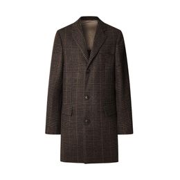 Hackett London Between-Seasons Coat 'Country Check' male Brown size 36