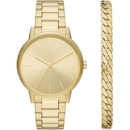 Armani Exchange Uhr Herren Gr&ouml;&szlig;e One Size gold