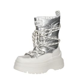 Buffalo Snowboots 'Olympia' Damen Gr&ouml;&szlig;e 36 silber / naturwei&szlig; Winterschuhe