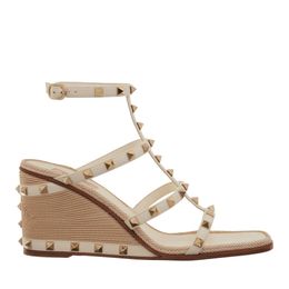 Valentino Garavani Espadrilles - Wedge Espadrillas - Gr. 39 (EU) - in Wei&szlig; - f&uuml;r Damen