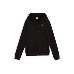 Puma Athletic Zip-Up Hoodie 'Tad Essential' female Black size S