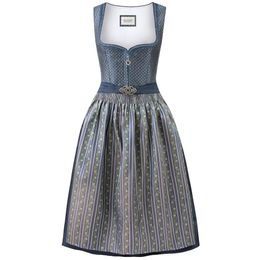 Stockerpoint Dirndl 'Mallaury' Damen Gr&ouml;&szlig;e 46 blau / grau