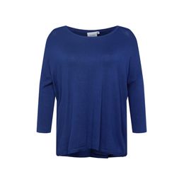Fransa Curve Pullover 'BLUME' Damen Gr&ouml;&szlig;e XL/XXL enzian