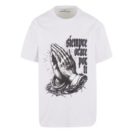Mj Gonzales T-Shirt 'Pray for you' Herren Gr&ouml;&szlig;e XXL schwarz / wei&szlig;