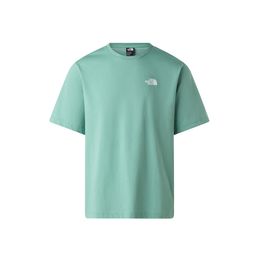 The North Face T-Shirt 'Mountain Sketch' Herren Gr&ouml;&szlig;e M mint / wei&szlig;