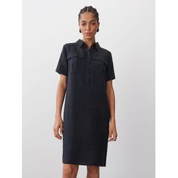 someday Leinen-Kleid in Schwarz - 60% | Größe 38 | Damen-kleider