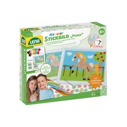 LENA Kreativset "Stickbild - Pferd" - ab 6 Jahren - 14% | Kinder-kreativspielzeug