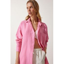 Happiness Istanbul Bluse in Rosa - 53% | Gr&ouml;&szlig;e 38 | Damen-blusen