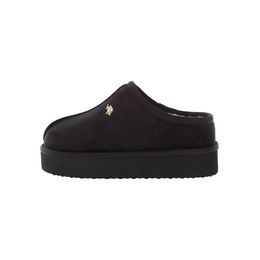 U.S. Polo Assn. Hausschuhe in Schwarz - 53% | Größe 38 | Damen-pantoletten