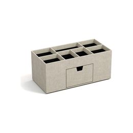 BIGsoBox Schreibtisch-Organizer "Vendela" in Beige - (B)10 x (H)8,5 x (T)8,5 cm - 33% | Buero-schulbedarf