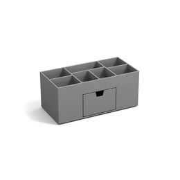 BIGsoBox Schreibtisch-Organizer "Vendela" in Grau - (B)10 x (H)8,5 x (T)10 cm - 15% | Buero-schulbedarf