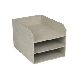 BIGsoBox Dokumenten-Ablage "Trey" in Beige - (B)23 x (H)21 x (T)31,5 cm - 30% | Buero-schulbedarf