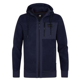 Petrol Sweatjacke in Dunkelblau - 41% | Größe XL | Herren-sweatshirts-jacken