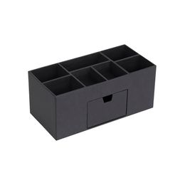 BIGsoBox Schreibtisch-Organizer "Vendela" in Anthrazit - (B)10 x (H)8,5 x (T)10 cm - 15% | Buero-schulbedarf
