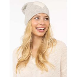 Zwillingsherz Kaschmir-Beanie in Grau - 26% | Damen-muetzen-caps