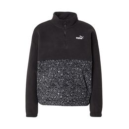 Puma Sportpullover 'Ess' Damen Größe L anthrazit / schwarz / weiß