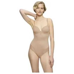 Shaping-Body Triumph "True Shape Sensation BSWP", Damen, Gr. 90, Cup C, beige (smooth natur), Jersey, Obermaterial: 56% Polyamid, 32% Elasthan, 12% Polyester, Bodys, Mesh-Eins&auml;tze, wattierte Cups und formende B&uuml;gel