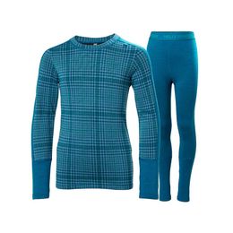 Helly Hansen 2tlg. Funktionswäsche-Set in Blau - 41% | Größe 140 | Kinder-waesche