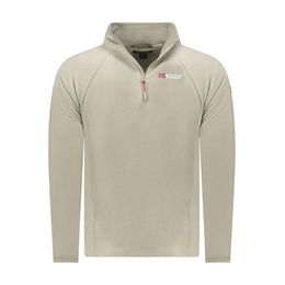 Geographical Norway Fleecepullover "Tug" in Salbei - 61% | Größe L | Herren-fleece
