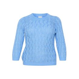 Kaffe Pullover in Hellblau - 31% | Größe S | Damen-pullover-cardigans