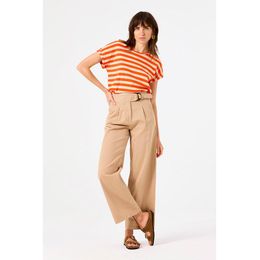 Garcia Shirt in Creme/ Orange - 46% | Gr&ouml;&szlig;e M | Damen-tops