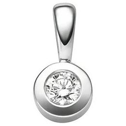 Adelia&acute;s Kettenanh&auml;nger ADELIA ́S "Damen 585 Wei&szlig;gold Anh&auml;nger mit Diamant Brillant &Oslash; 5,8 mm", silber, Schmuckanh&auml;nger, Damen, 0,15 VVS = sehr sehr kleine Einschl&uuml;sse, Diamanten Gold Wei&szlig;gold 585, Diamanten, Gold, Wei&szlig;gold 585, Kettenanh&auml;nger, mit Diamant / Brillant f&uuml;r Damen