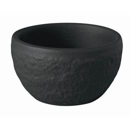 Villeroy & Boch Villeroy & Boch Eierbecher Manufacture Rock, Schwarz, Keramik, 3 cm, Tischkultur & Servieren, Eierbecher