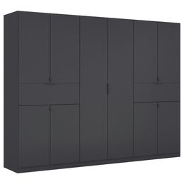 Rauch M&ouml;bel Dreht&uuml;renschrank, Grau, Metall, 3 F&auml;cher, 2 Schublade(n) Schubladen, 271x210x54 cm, Blauer Engel, BQ - B&uuml;ndnis f&uuml;r Qualit&auml;t, Made in Germany, Schlafzimmer, Kleiderschr&auml;nke, Dreht&uuml;renschr&auml;nke