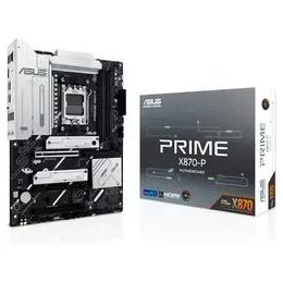 ASUS Mainboard "PRIME X870-P", silber (schwarz, silber), B:35,7cm H:7cm T:27,3cm, Mainboards