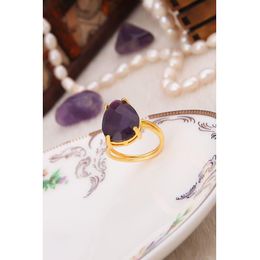 L'Atelier de Gaia Vergold. Ring mit Edelstein - 25% | Schmuck