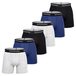 Scotch & Soda Scotch & Soda Trunks Herren Gr&ouml;&szlig;e L dunkelblau / hellgrau / schwarz / wei&szlig;
