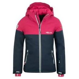 Winterjacke Trollkids "GIRLS HALLINGDAL JACKET", M&auml;dchen, Gr. 176, wei&szlig; (navy, pink, wei&szlig;), Obermaterial: 100% Polyester. Futter: 100% Polyamid. Wattierung: 100% Polyester, Jacken Winterjacke, mit reflektierenden Aufdrucken, wasserdicht und atmungsaktiv