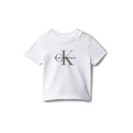 Calvin Klein Jeans T-Shirt Jungen Gr&ouml;&szlig;e 80 grau / wei&szlig;