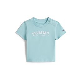 Tommy Hilfiger T-Shirt Jungen Gr&ouml;&szlig;e 62 hellblau / wei&szlig;
