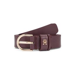 Tommy Hilfiger G&uuml;rtel 'ESSENTIAL EFFORTLESS' Damen Gr&ouml;&szlig;e 105 dunkelrot