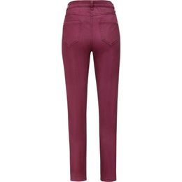 CRÉATION L Damen Hose in knöchelfreier Länge bordeaux Größe 19