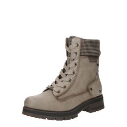 Mustang Lace-Up Ankle Boots female size 36 Beige / Brown / Black