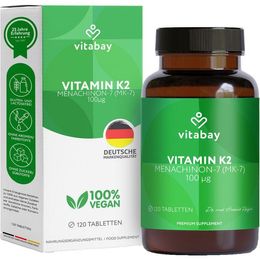 Vitamin K2 100 &mu;g MK-7 vegan Tabletten 120 St