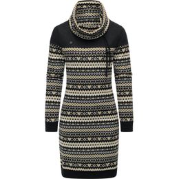 Ragwear Kleid 'Chlloe' Damen Gr&ouml;&szlig;e 46 beige / schwarz / wei&szlig; Sommerkleid