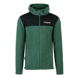 SPITZBUB Fleecejacke Herren Größe M grün / schwarz